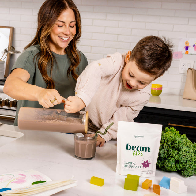 Kids Chocolate Chip Cookie Superpowder Travel Pack - 5 Servings – Beam