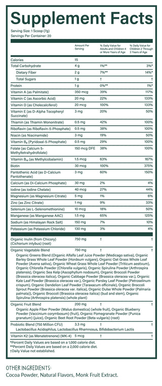 Greens For Kids | Kids Green Powder - Beam Kids